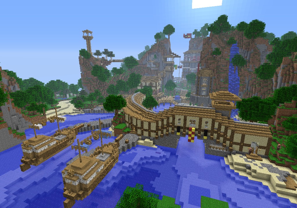 city of pirates Minecraft Map