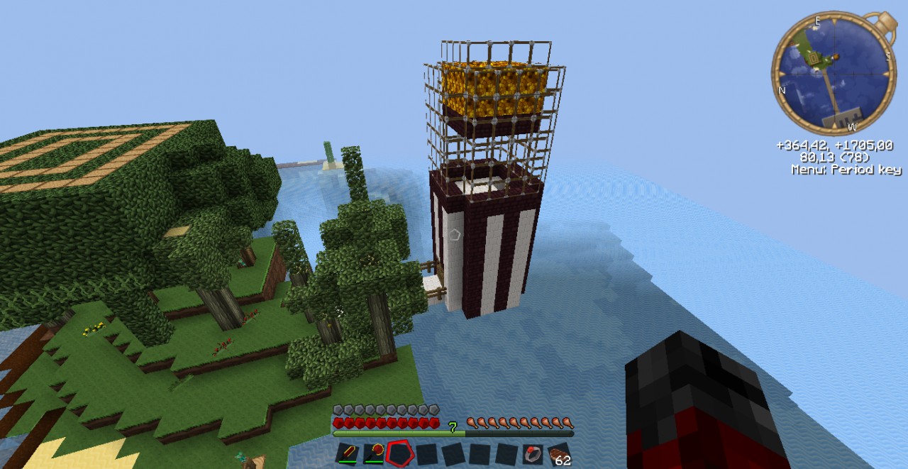 Tekkit survival island Minecraft Map