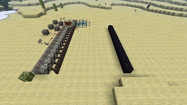 self bulding bridge and mob grinder package Minecraft Map