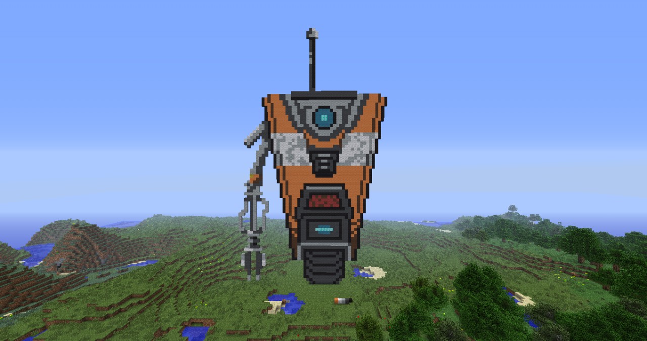 Borderlands 2 Claptrap Minecraft Map