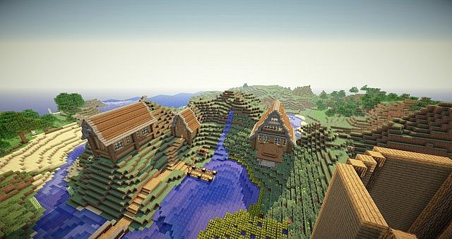 Rustic NPC Village Minecraft Map