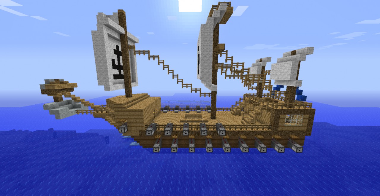 ship battle Minecraft Map