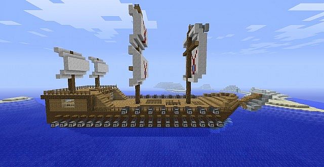 ship battle Minecraft Map