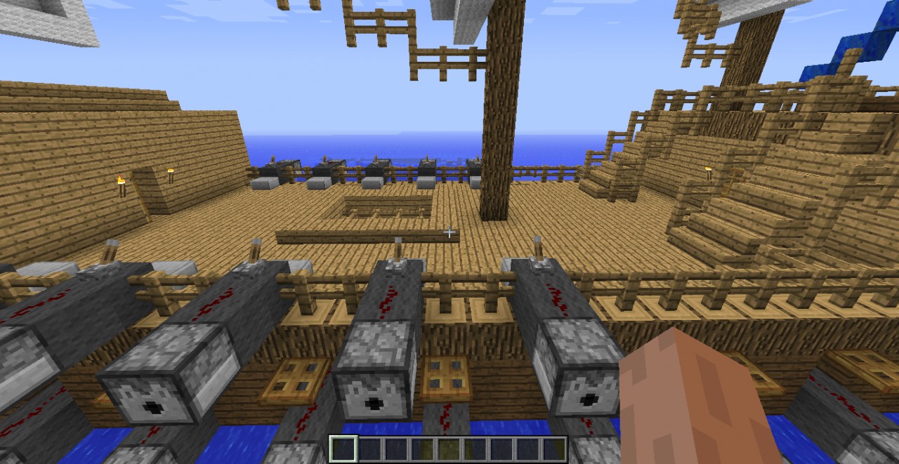 ship battle Minecraft Map