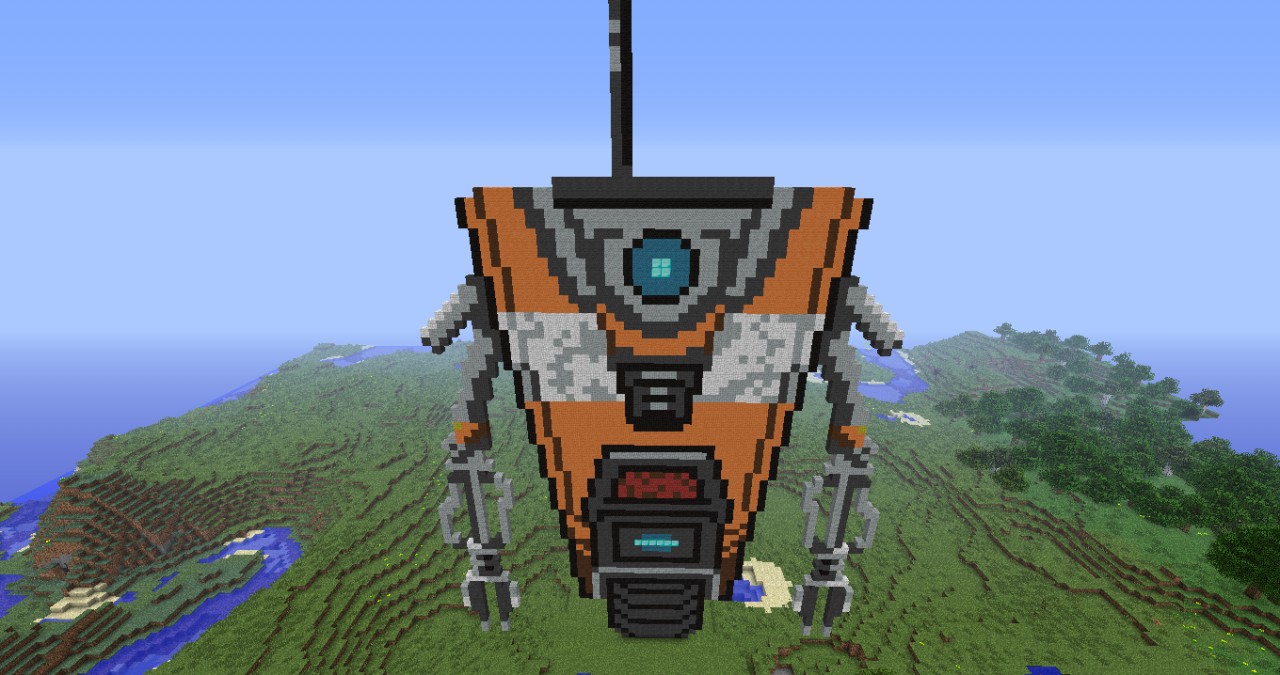 Borderlands 2 Claptrap Minecraft Map