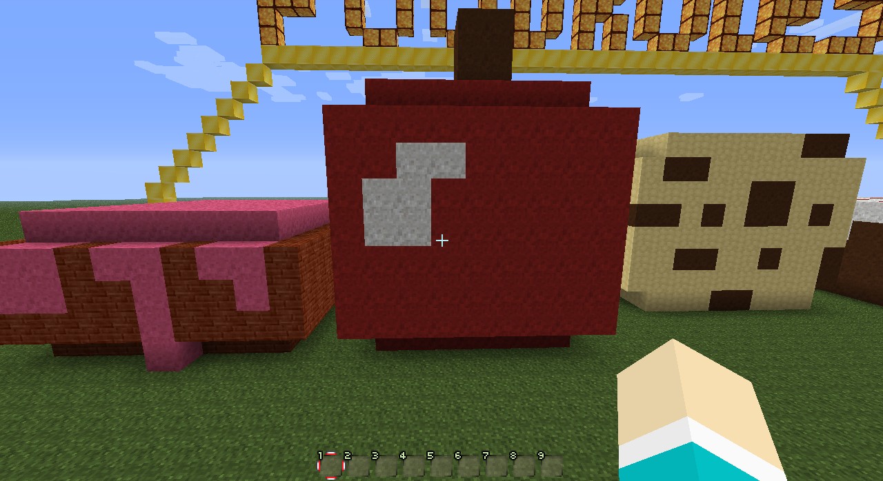 Food RULES! 3D Art Minecraft Map