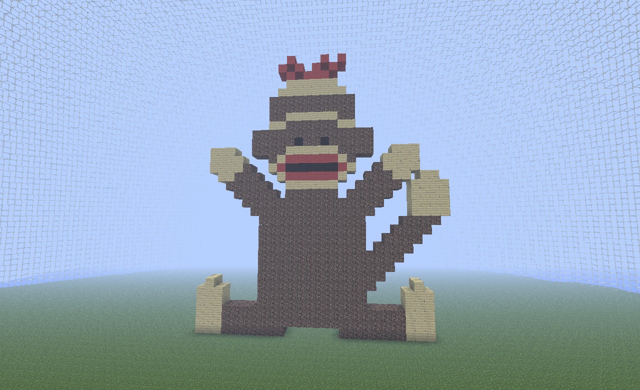 Sock Monkey Minecraft Map