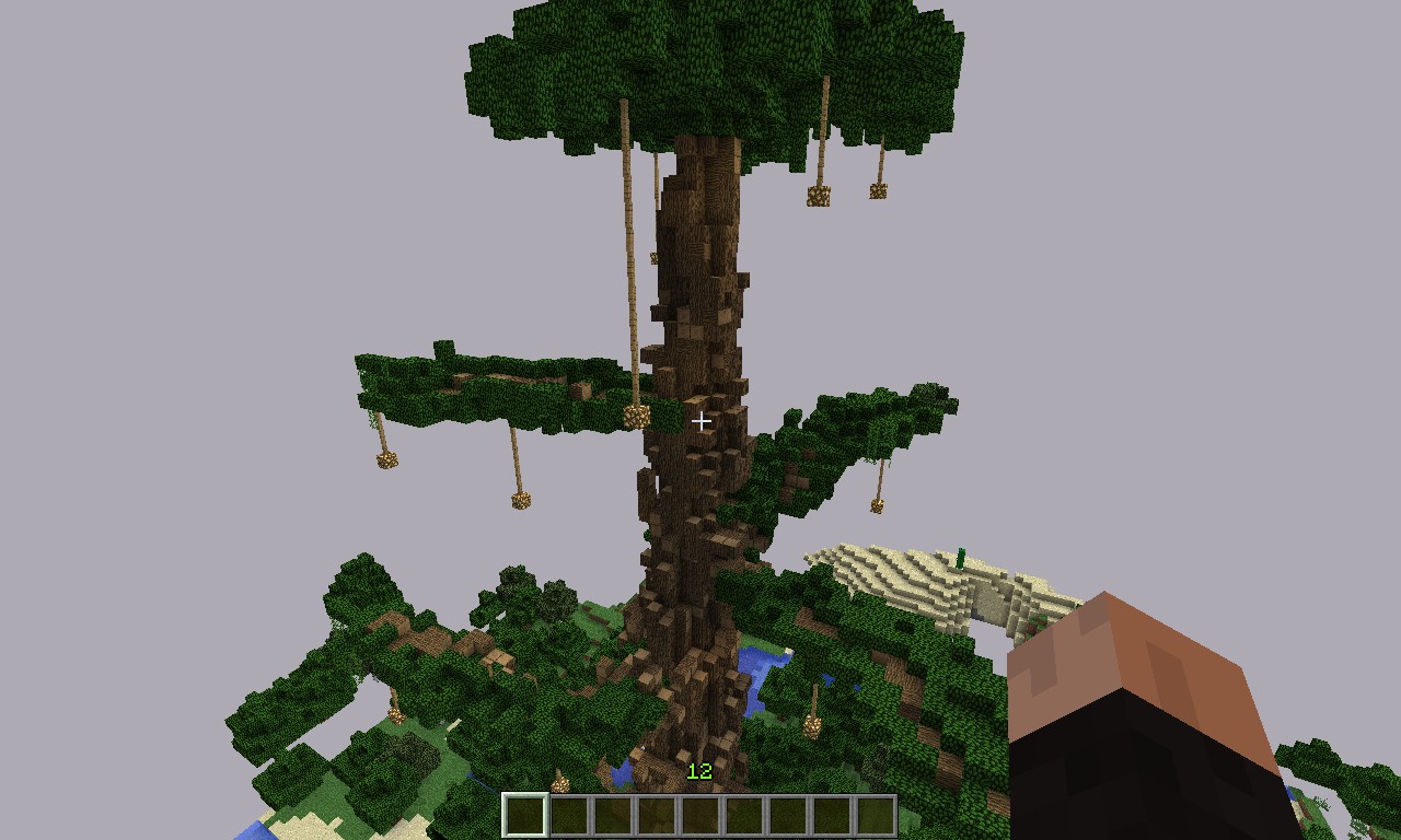 Town and Tree Builds Minecraft Map