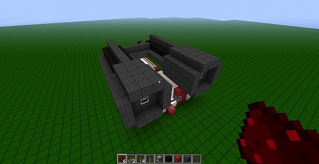 Auto shooting gun Minecraft Map