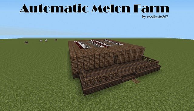 Automatic Melon Farm Minecraft Map