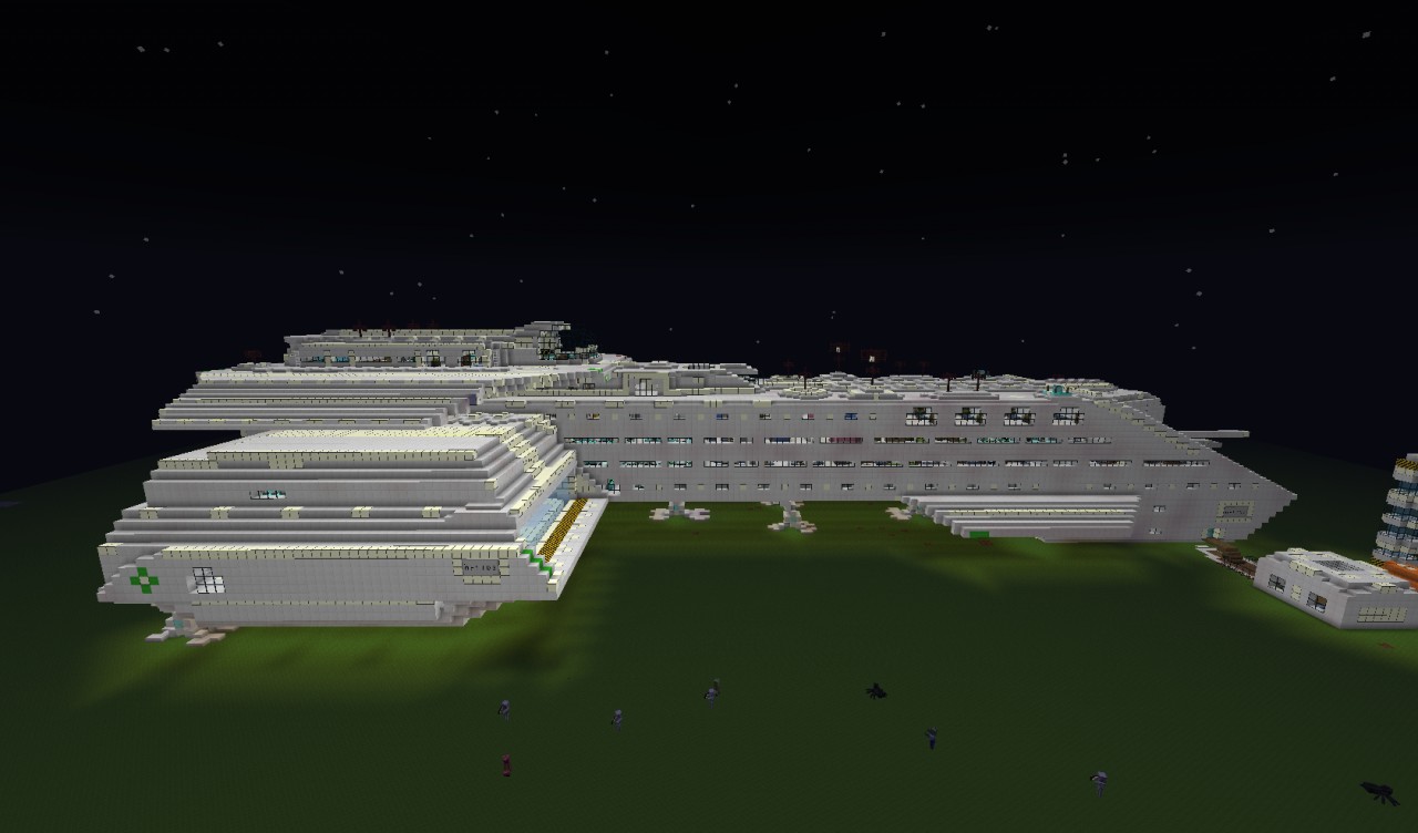 U.S.S. Helios (Huge Spaceship) Minecraft Map