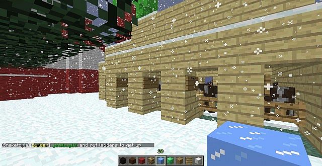 Santas Village w/Reindeer and sleigh added Minecraft Map