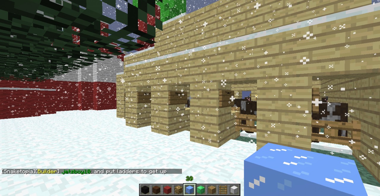 Santas Village w/Reindeer and sleigh added Minecraft Map