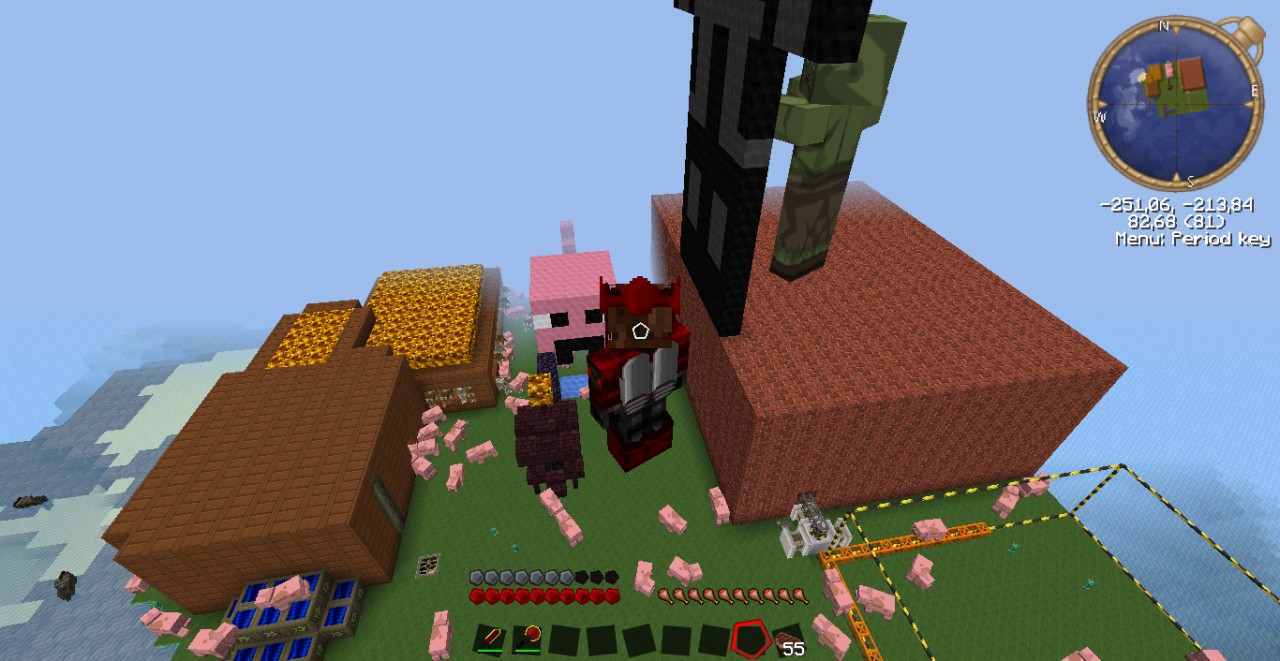 Tekkit survival Minecraft Map