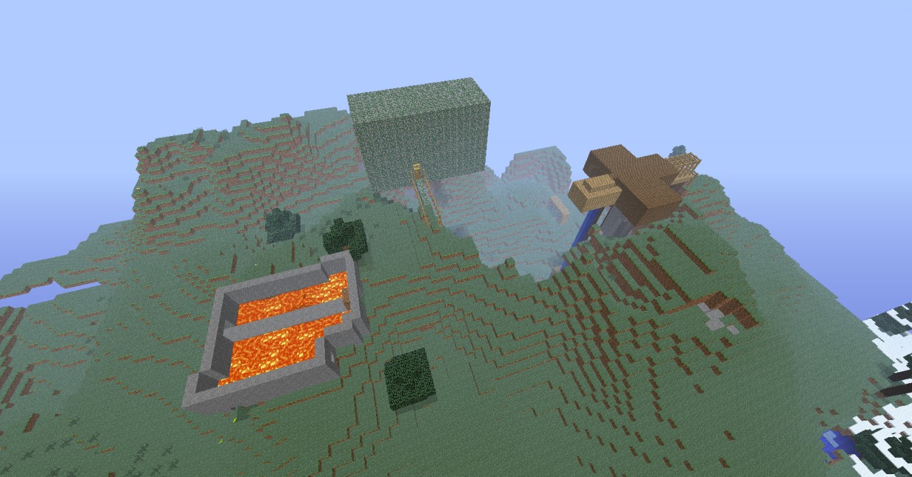 epic minecraft world that for fighting epic seed Minecraft Map