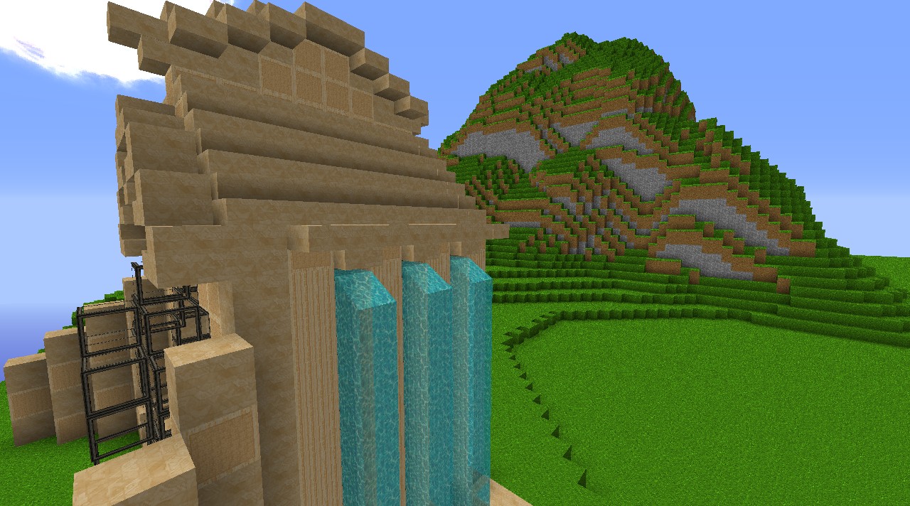 Dinotopia- Waterfall City Minecraft Map