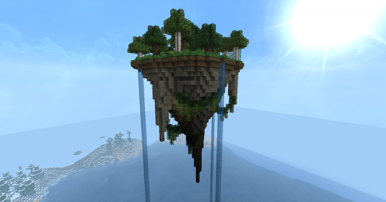 Floating Island (My first attempt) Minecraft Map
