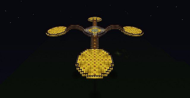 simple server spawn Minecraft Map