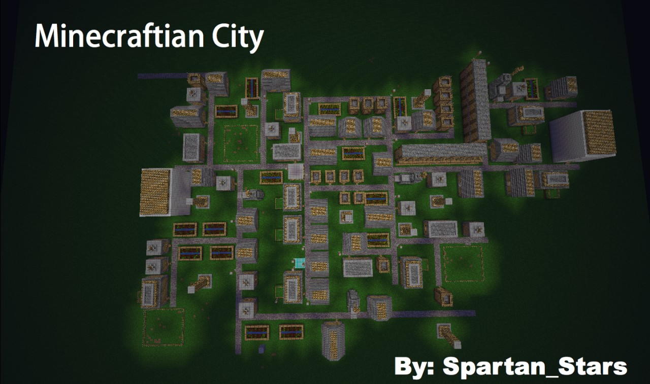 Minecraftian City (Pre-Release 1.4) Minecraft Map