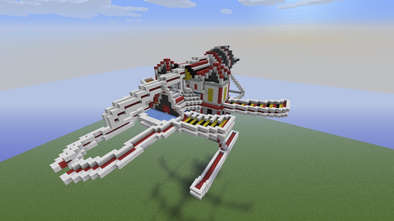 Air-Ship 68 Terra Burst - Moderately Large Air-Ship Minecraft Map