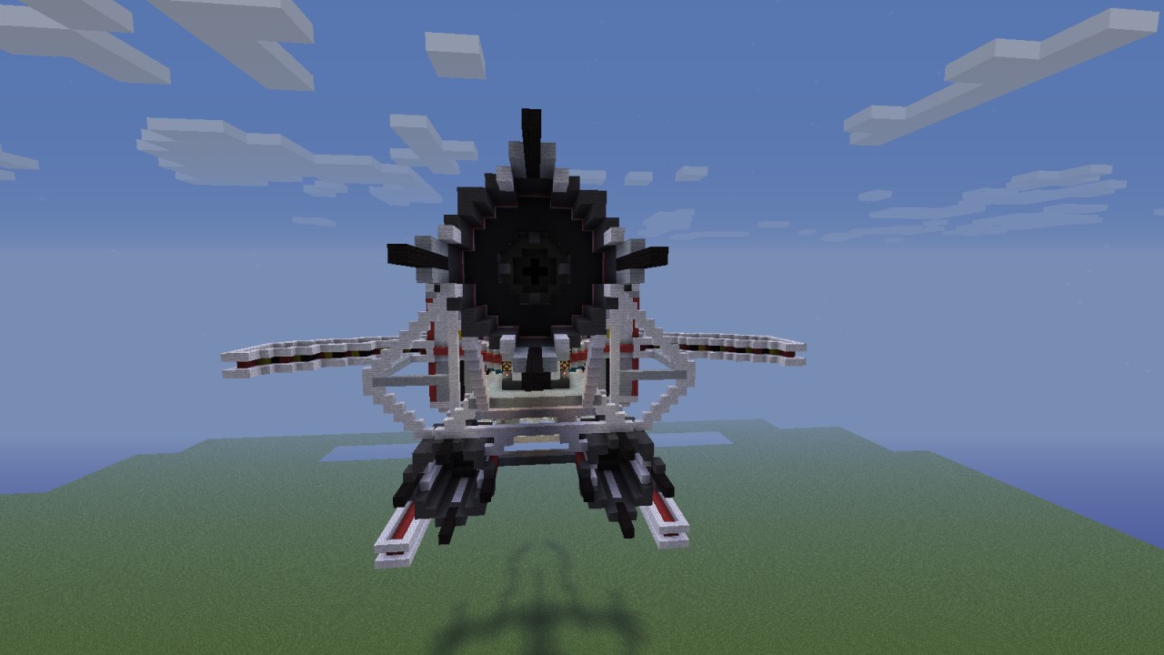 Air-Ship 68 Terra Burst - Moderately Large Air-Ship Minecraft Map