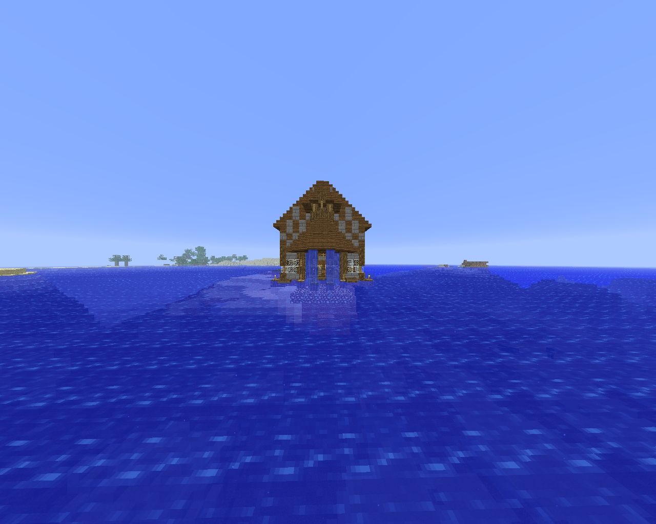 Water House Minecraft Map