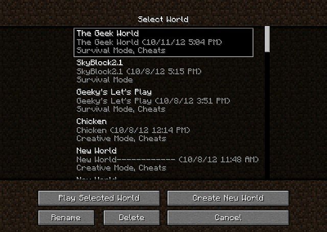 Geeky's Let's Play Map Minecraft Map