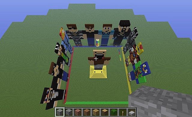My Favorite Youtubers v.5 Minecraft Map
