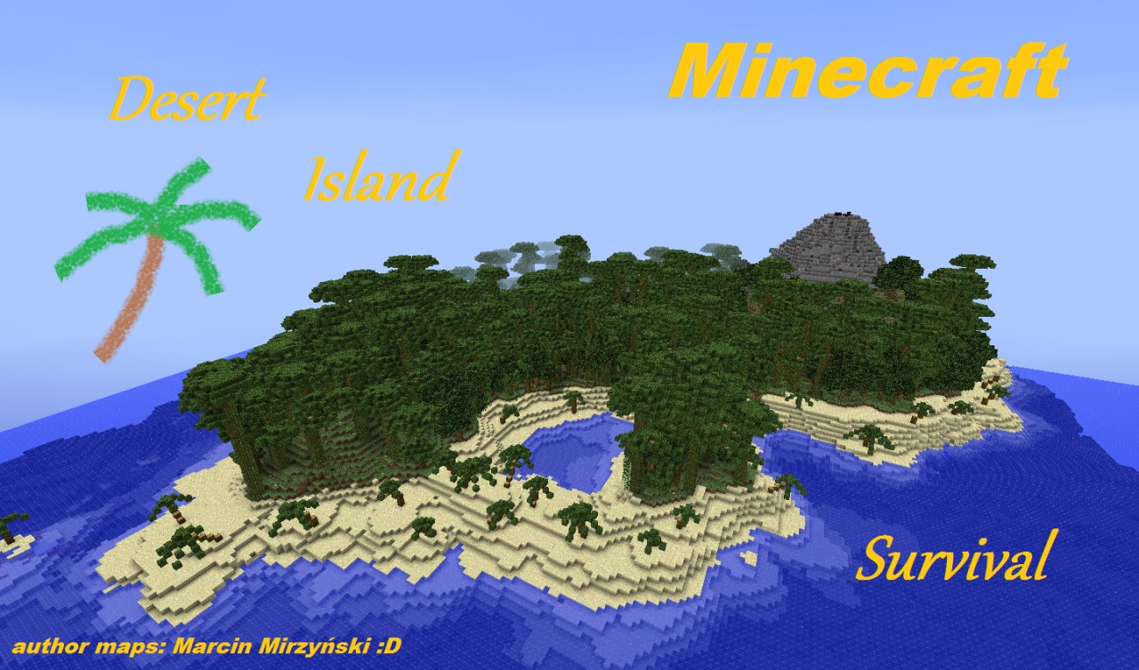 Desert Island PL Minecraft Map