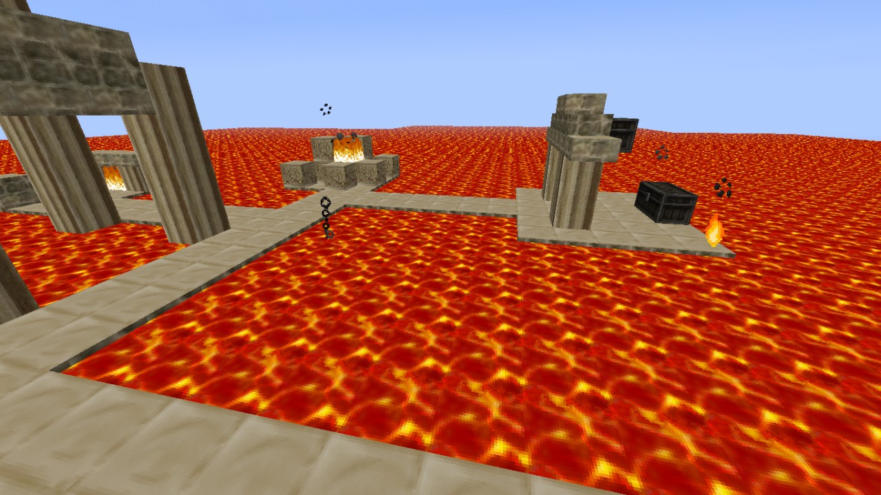 lava pvp arena Minecraft Map