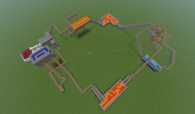 Elements Roller coster Minecraft Map