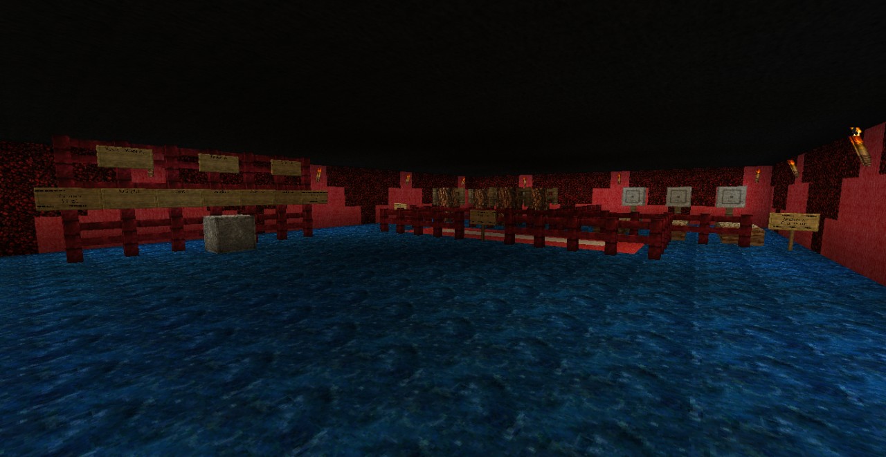 the arena *Now Downloadable* Minecraft Map