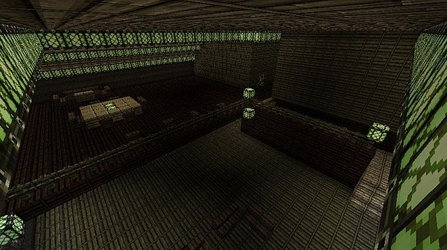Square Log Cabin Minecraft Map
