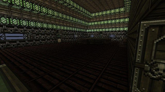Square Log Cabin Minecraft Map