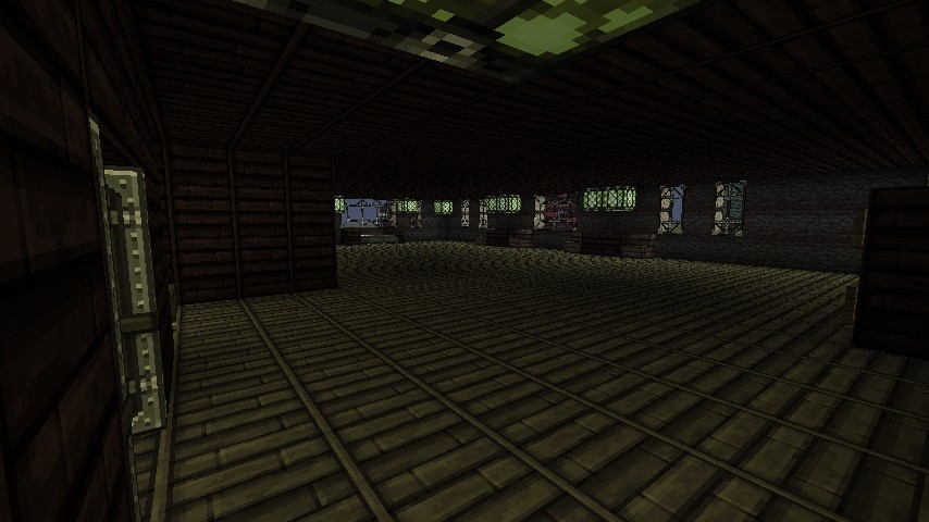 Square Log Cabin Minecraft Map