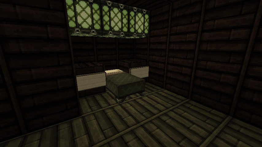 Square Log Cabin Minecraft Map