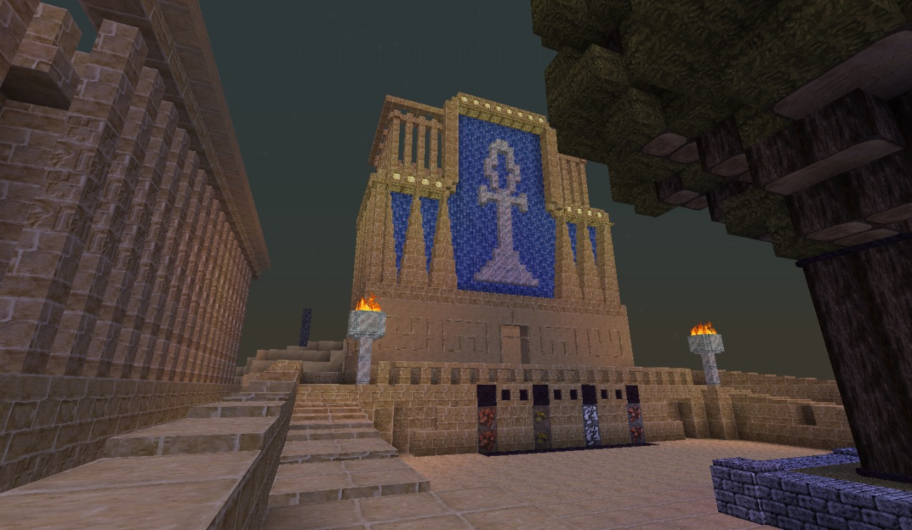 Egyptian temples Minecraft Map