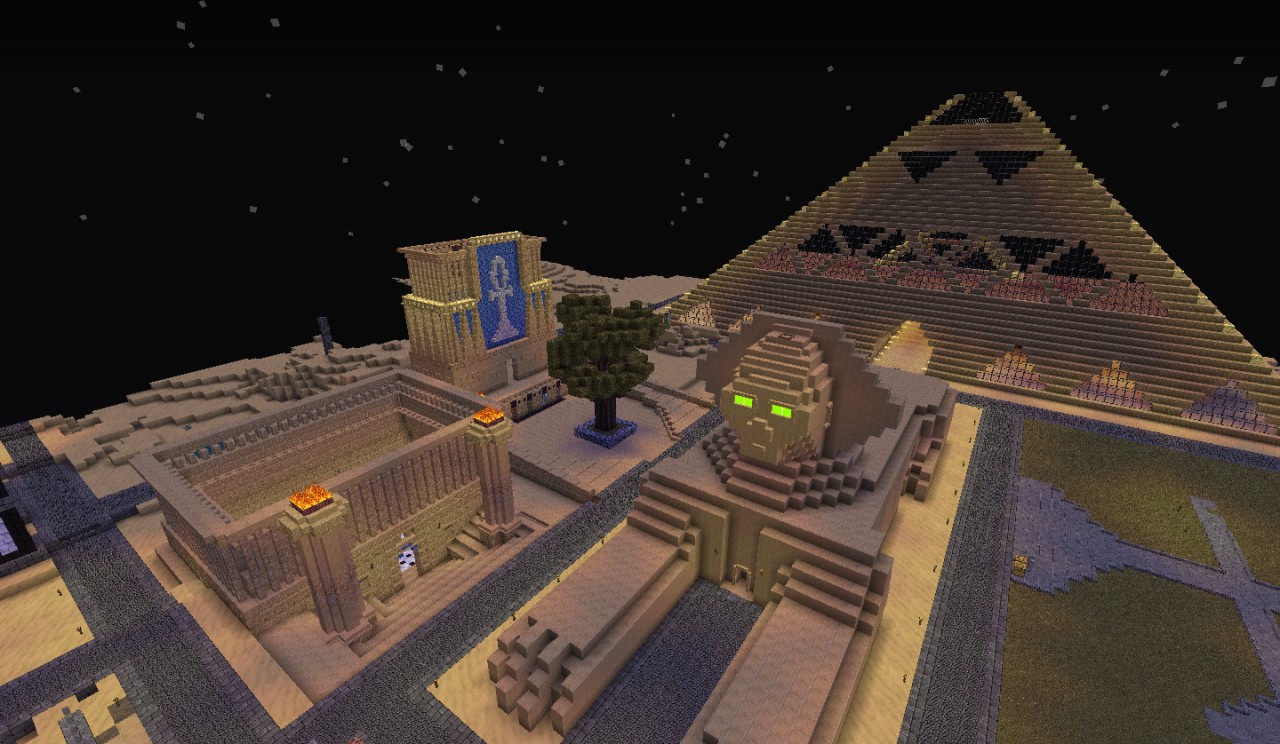 Egyptian temples Minecraft Map