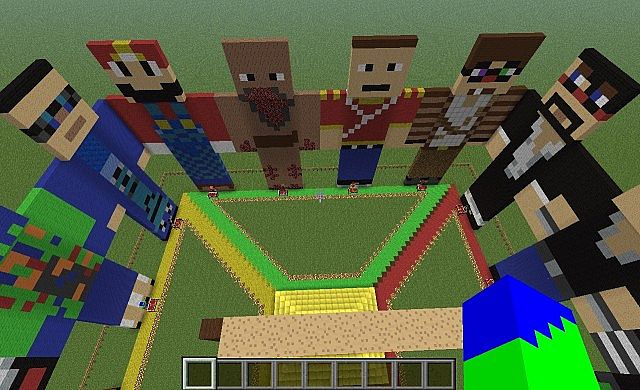 My Favorite Youtubers v.5 Minecraft Map