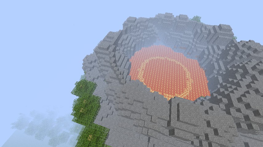 volcano Minecraft Map