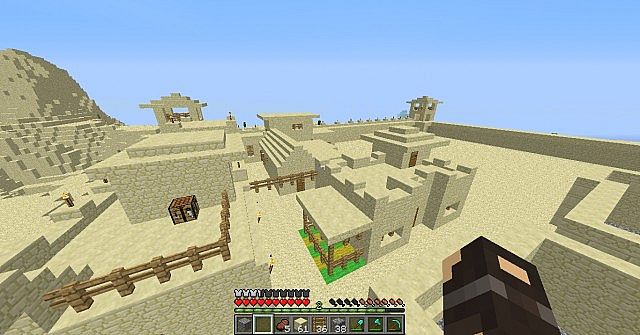 Sandstone village Minecraft Map