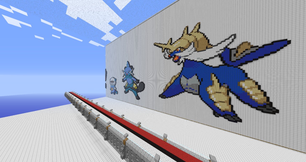 [WIP]Pokecraft Gen 5 Sprite Project #494-#651 Minecraft Map