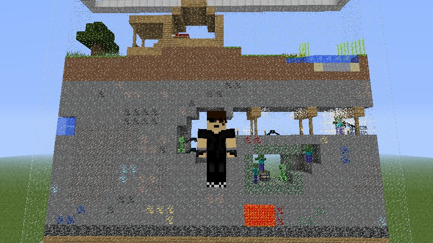 Ant farm Minecraft Map