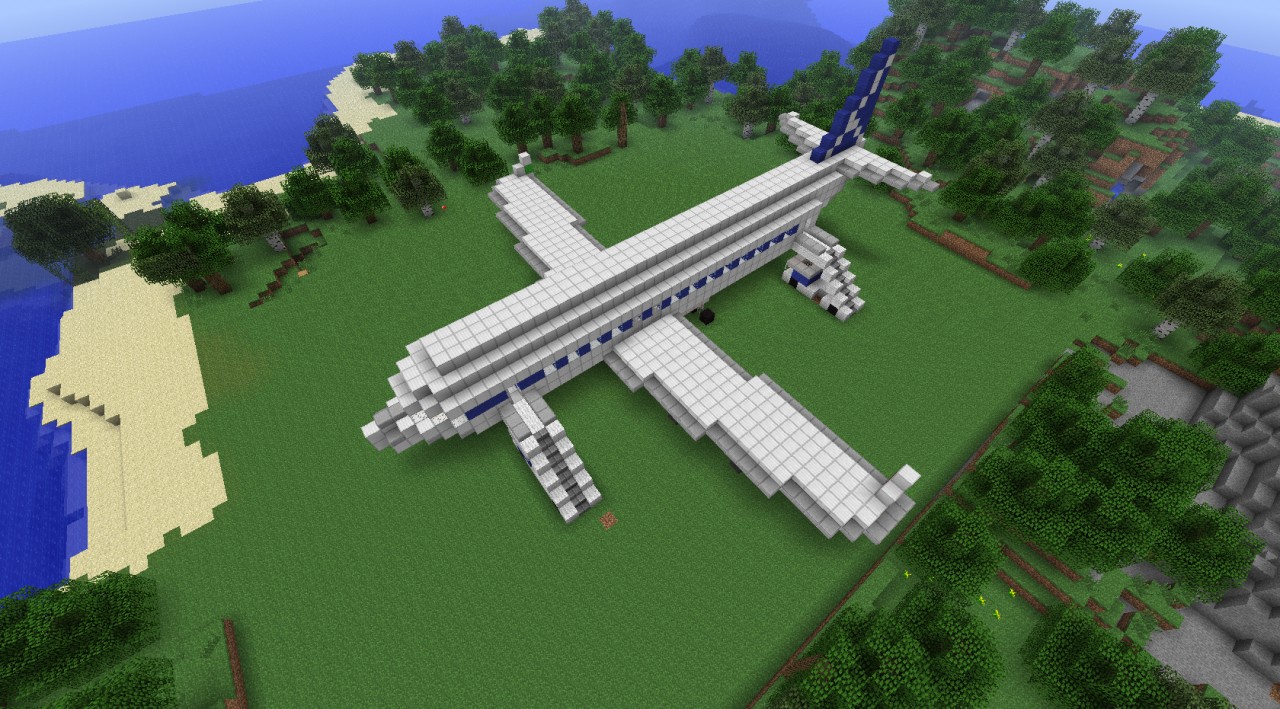 Plane Minecraft Map