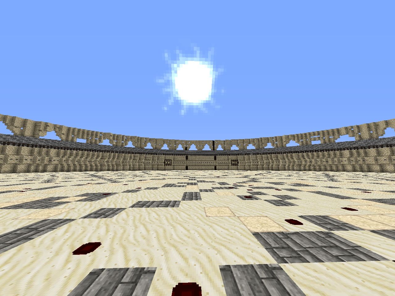 Huge Battle Arena Timelapse - ( Can Use For Your Servers! ) Minecraft Map