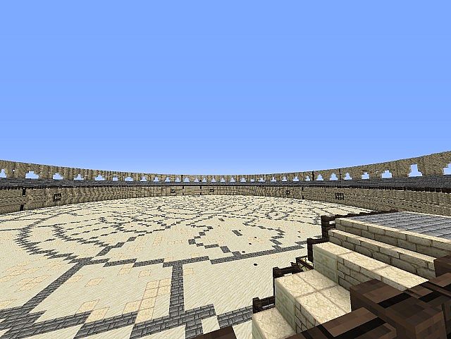 Huge Battle Arena Timelapse - ( Can Use For Your Servers! ) Minecraft Map