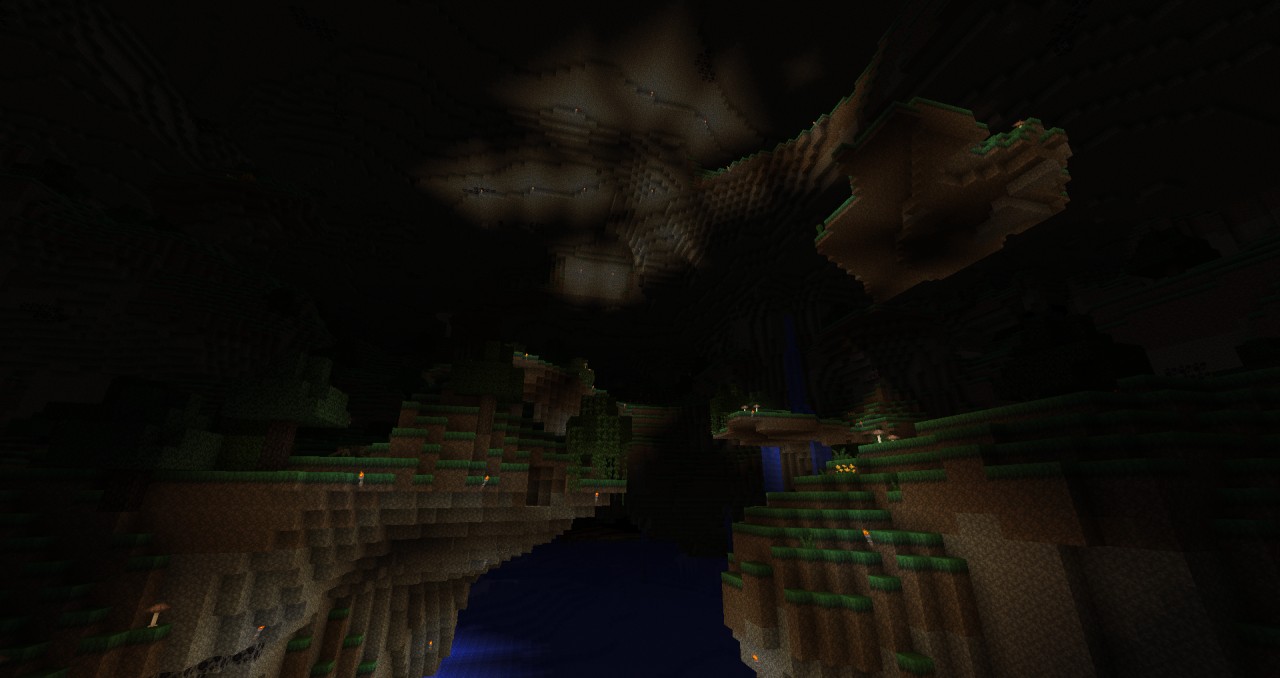 The Cave [Survival in Dark] Minecraft Map