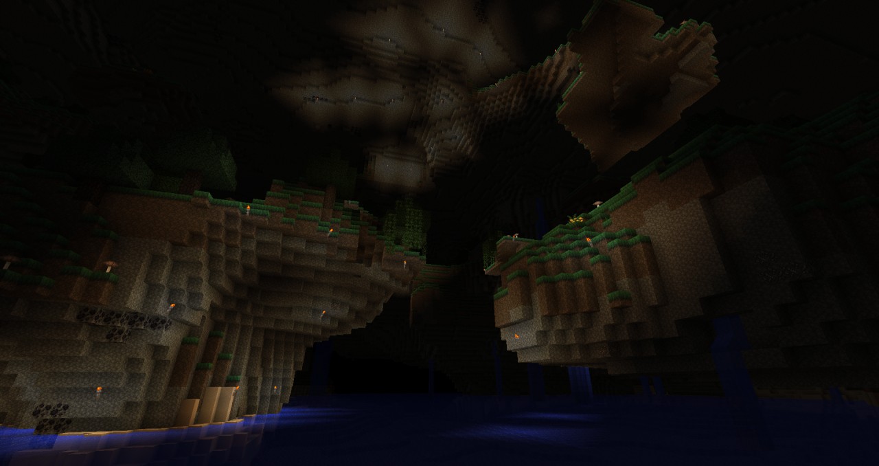 The Cave [Survival in Dark] Minecraft Map