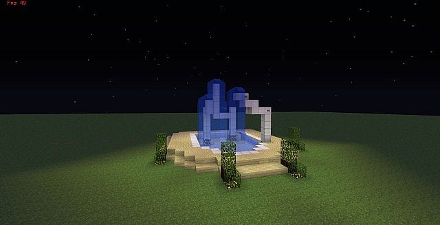 -Beautiful Water Fountain- :) Minecraft Map