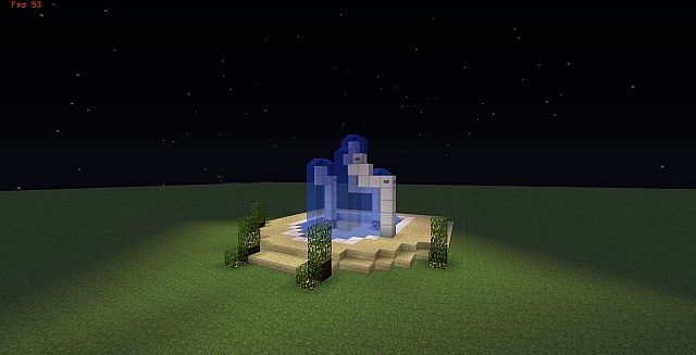 -Beautiful Water Fountain- :) Minecraft Map
